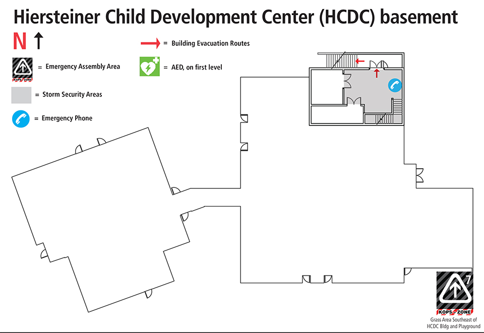 Hiersteiner Child Development Center Building Map (HCDC) | Johnson ...